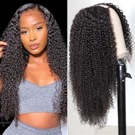 Beautyforever Jerry Curly U Part Wig Natural Color Glueless Human Hair Wigs
