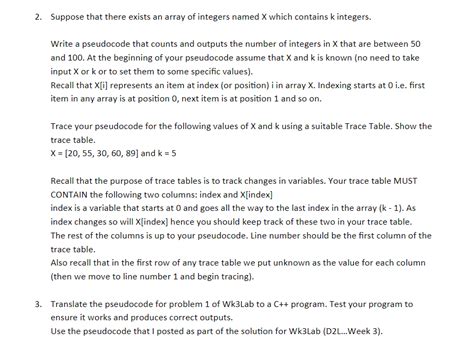 solved 2 suppose that there exists an array of integers