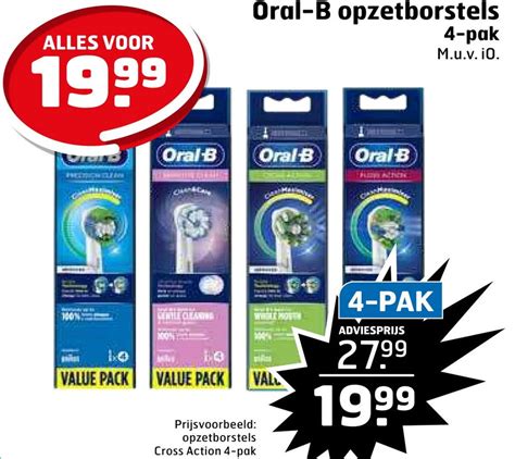 Oral B Opzetborstels Aanbieding Bij Trekpleister