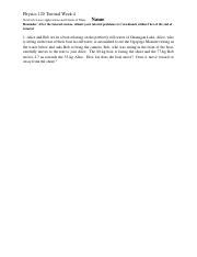 Tutorial4 Pdf Physics 120 Tutorial Week 4 Newton S Laws Applications