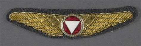 Badge Pilot Austrian Air Force Smithsonian Institution