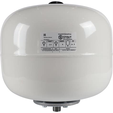 Расширительный бак STOUT STW-0015-000024 для ГВС 24 л. вертикальный ...