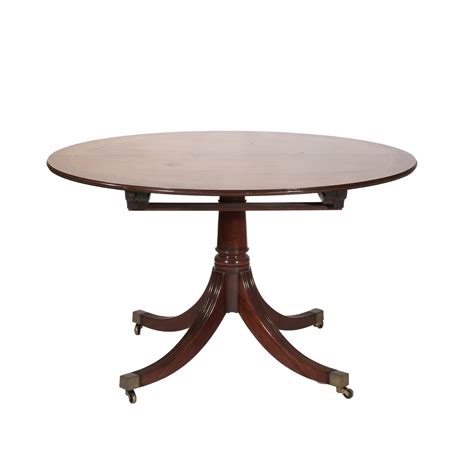 At Auction Regency Style Pedestal Breakfast Table
