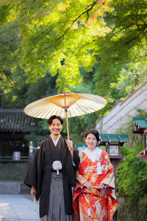 美男美女の新郎新婦様 京都で和装前撮り・フォトウェディング「古都の花嫁」【お寺貸切の結婚写真】