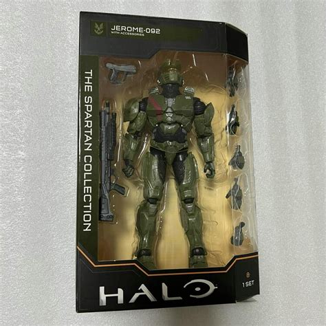 Colección De Figuras De Acción Halo Maître Jazware Infinity Mjolnir Mk Vi Spartan Palm Mk Vii