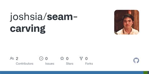 GitHub Joshsia Seam Carving