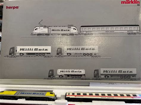 Marklin Ho 26582 Treno Rollende Landstrasse Willy Betz Per Herpa 999