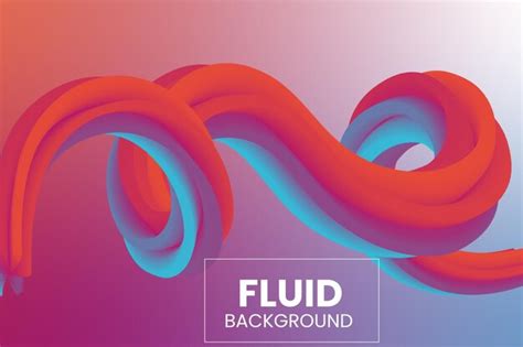 Premium Vector Colorful Fluid Background Design