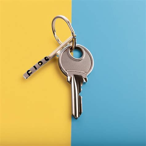 Premium Ai Image Door Key With A Beautiful Medallion