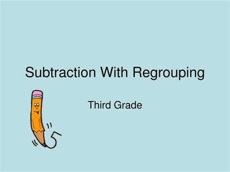 PPT Subtraction With Regrouping PowerPoint Presentation Free Download ID 500442