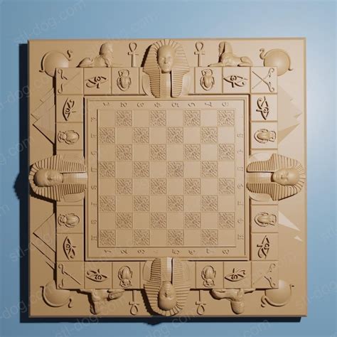 国际象棋 棋盘套装 chessboard set 3d打印图纸 stl模型库