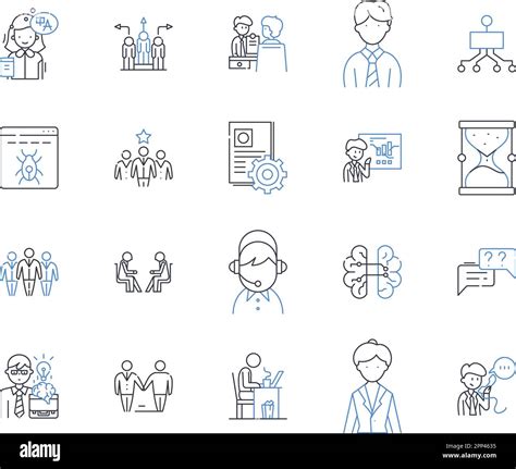 Nurturing Line Icons Collection Empathy Compassion Kindness Patience Support Encouragement