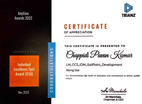 pavan kumar chappidi on linkedin trianz 20 comments