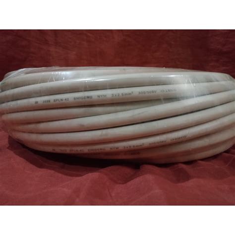 Jual Kabel Listrik NYM X Mm M SHIGERU SHIGERU Kabel NYM Shopee Indonesia