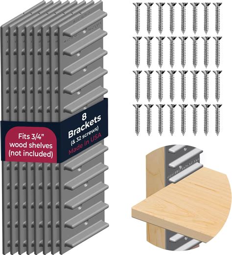 Curqia 2pcs Single Track System Bracketshelf Bracket