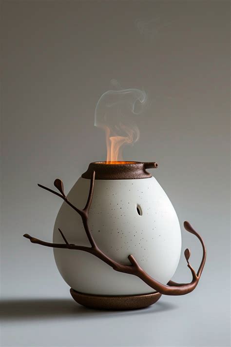 Artistic Diffuser With Smoke Photo On Lummi