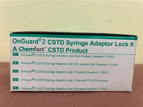 New B Braun 412174 Onguard 2 Cstd Syringe Adapter Lock Ii Box Of 50