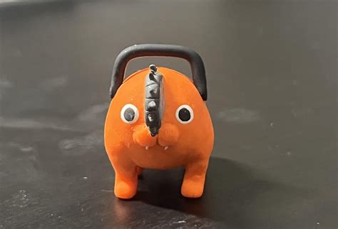 Made Pochita With Clay R Chainsawman