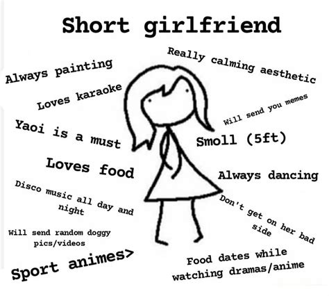 Short Girlfriend In 2023 Things About Girlfriends Girlfriend Humor Type Of Girlfriend
