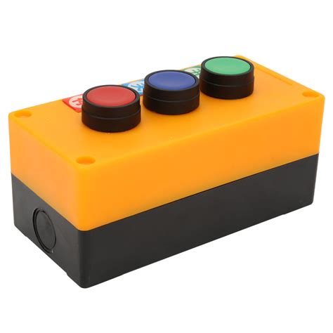 Gate Manual Button Switch Automatic Reset Three Way Switch Industrial