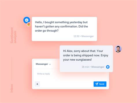 Inbox Sentiment Analysis By Michelly Sugui For Messagebird On Dribbble