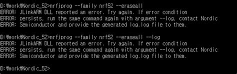 Error Jlinkarm Dll Reported An Error Try Again Nordic Qanda Nordic Devzone Nordic Devzone