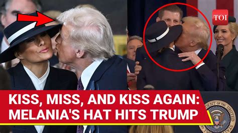 Trump Melania Miss Kiss Awkward Moment To Tiny Triumph