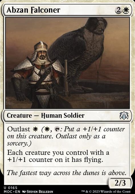 Abzan Falconer March Of The Machine Commander Decks Commander