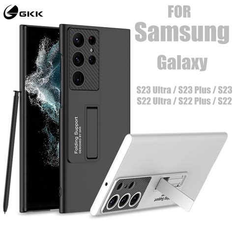 GKK เคส Samsung Galaxy S24 S23 S22 Ultra Plus รน Kickstand Bracket