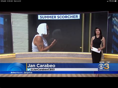 Cbs Philly Jan Carabeo R Hot Reporters