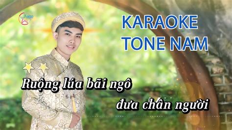 Karaoke Tuy N H A T Nh T V Ng I H Ng H Ng Tone Nam Youtube