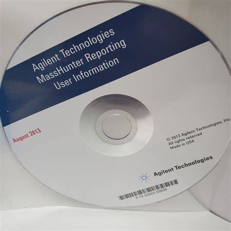 Agilent Mass Hunter B0700 Gcms Software Kit G1701 64600 New