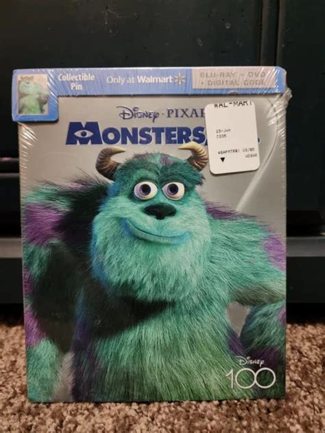 Disney Pixar Monsters Inc Blu Ray Dvd Digital Collectible Pin £