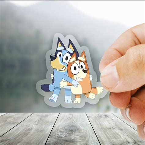 Bluey Stickers Bluey Bingo Stickers Bluey Family Sticker Etsy Hong Kong