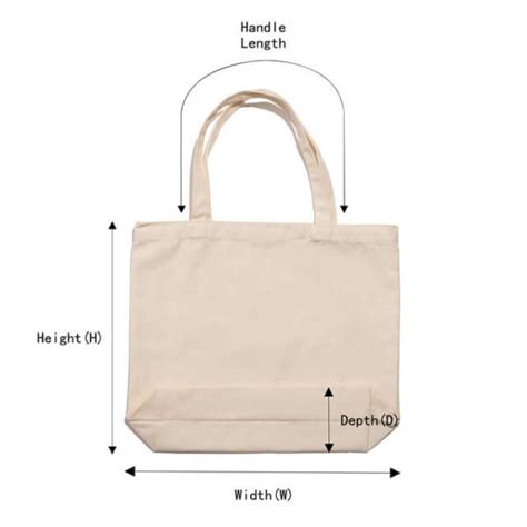 Measuring Guide For Tote Bag Dimensions Packfancy