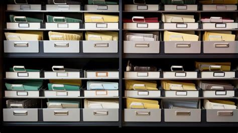 Premium Photo A Photo Of A Neat And Organized File Cabinet