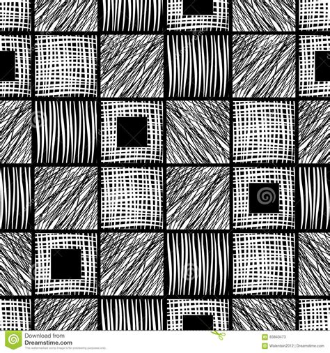 Vector Seamless Pattern Graphic Illustration Stock Vector Illustration Of Linen Geometric