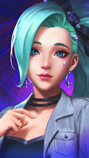 Seraphine Kda All Out Lol League Of Legends Video Game Hd Phone