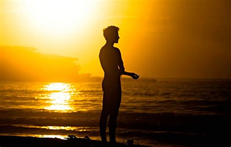 Man Beach Wallpapers K Hd Man Beach Backgrounds On Wallpaperbat
