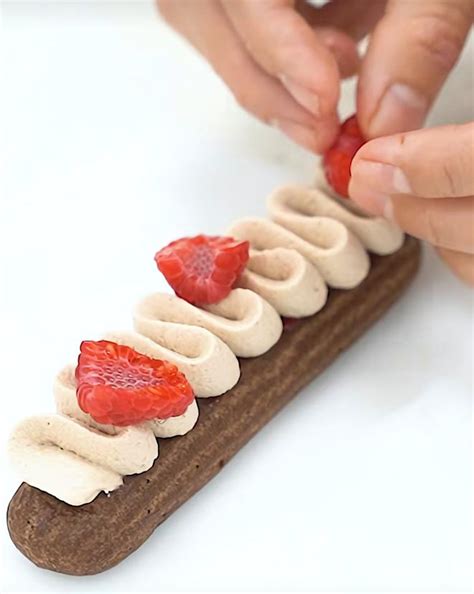 【覆盆子玫瑰巧克力泡芙by彭程dy直播间的做法步骤图】云无心007下厨房