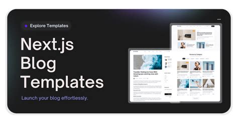 next js blog templates fast seo friendly blogs