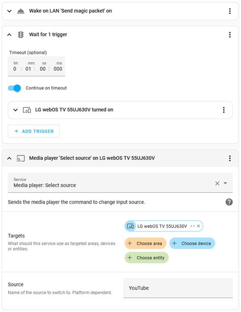 Home Assistant LG WebOS TV Turn On Wake On LAN ShellHacks