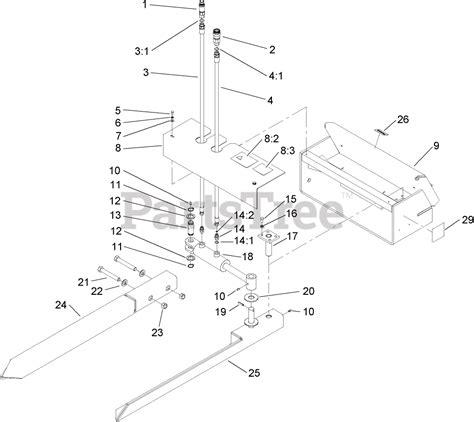 Toro 22438 Toro Tree Forks For Dingo Compact Utility Loader Sn