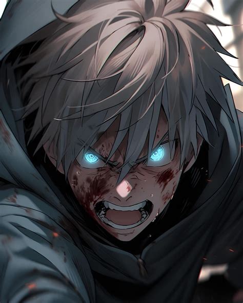 Angry Satoru Gojo From Jjk Personaggi Manga