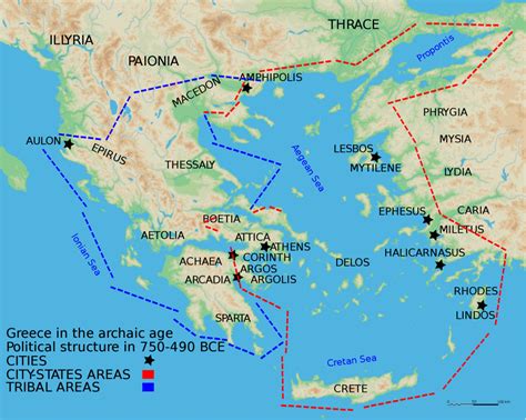 Navigating The Cradle Of Civilization A Map Of Ancient Greek Cities