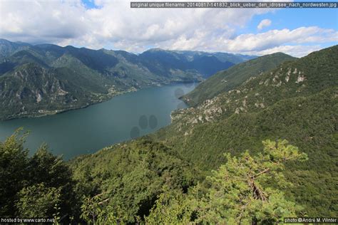 Blick über den Idrosee nach Nordwesten (Wochenende am Lago d'Idro ...