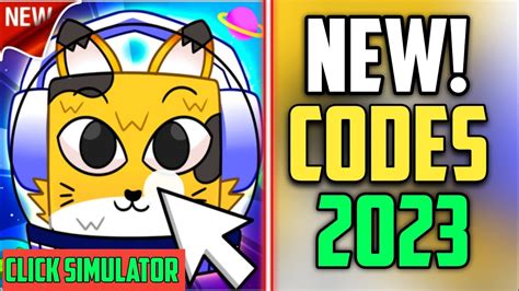 New Update Click Simulator Valid Codes For November 2023 Youtube