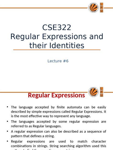 Unit2 Pdf Regular Expression String Computer Science
