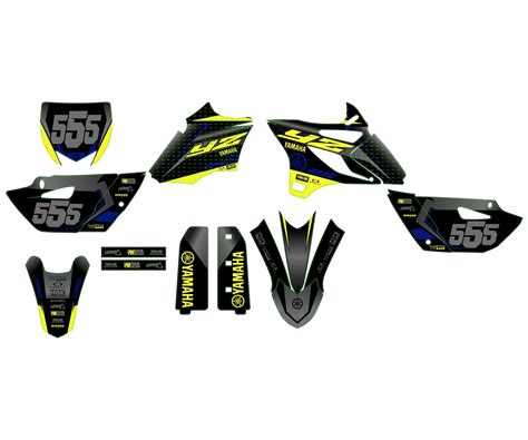 Kit déco Yamaha YZ Airon Jaune Boutique Kit Déco Moto