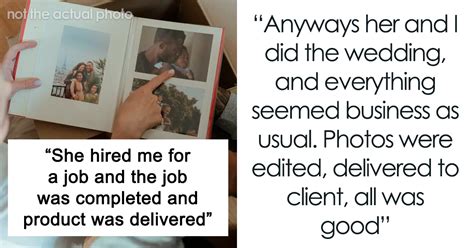 Bride Discovers Her Husband Had An Affair With The Wedding Photographer